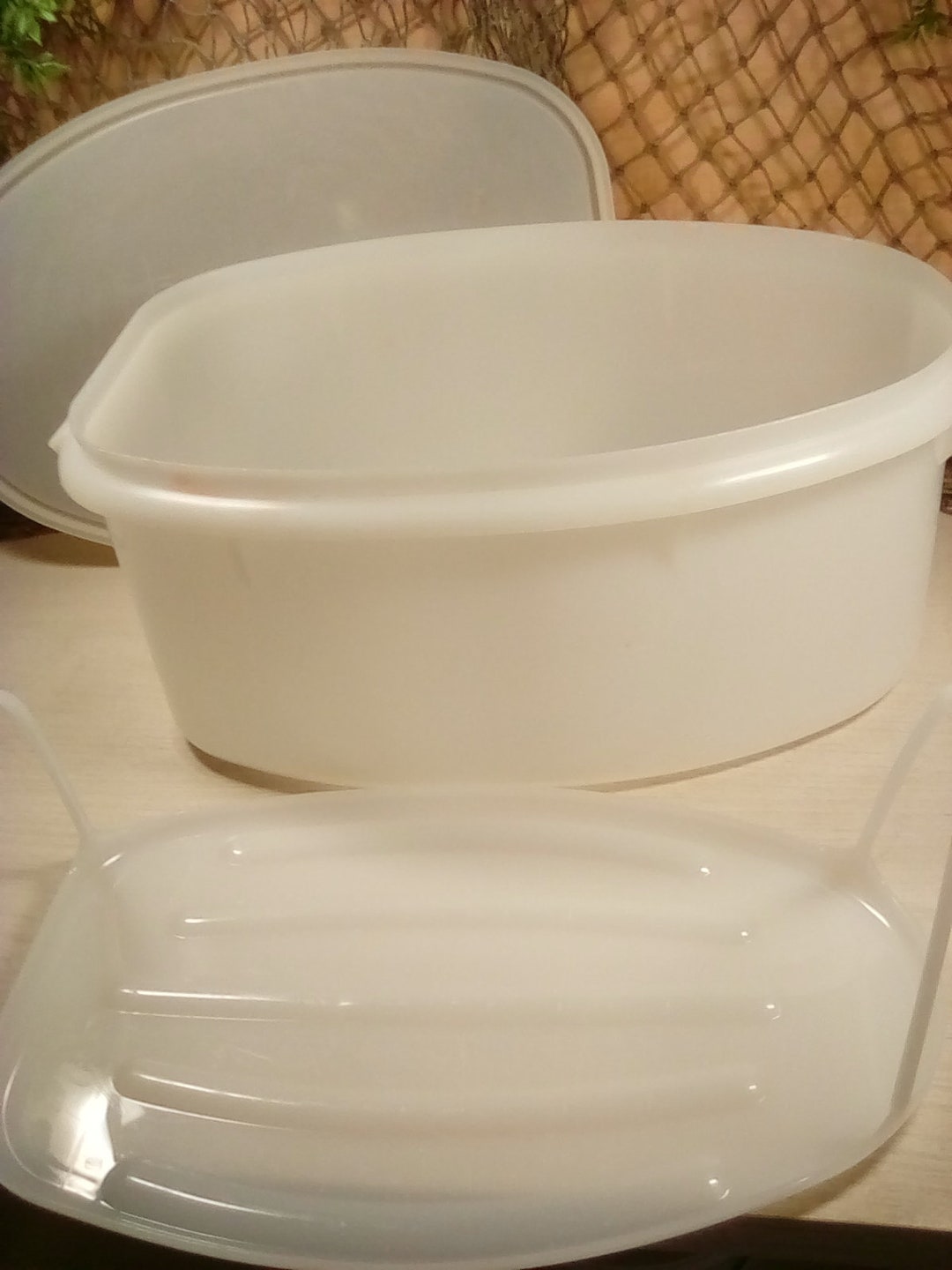 Tupperware Large Marinade Ham / Roast Container With Lid. - Etsy