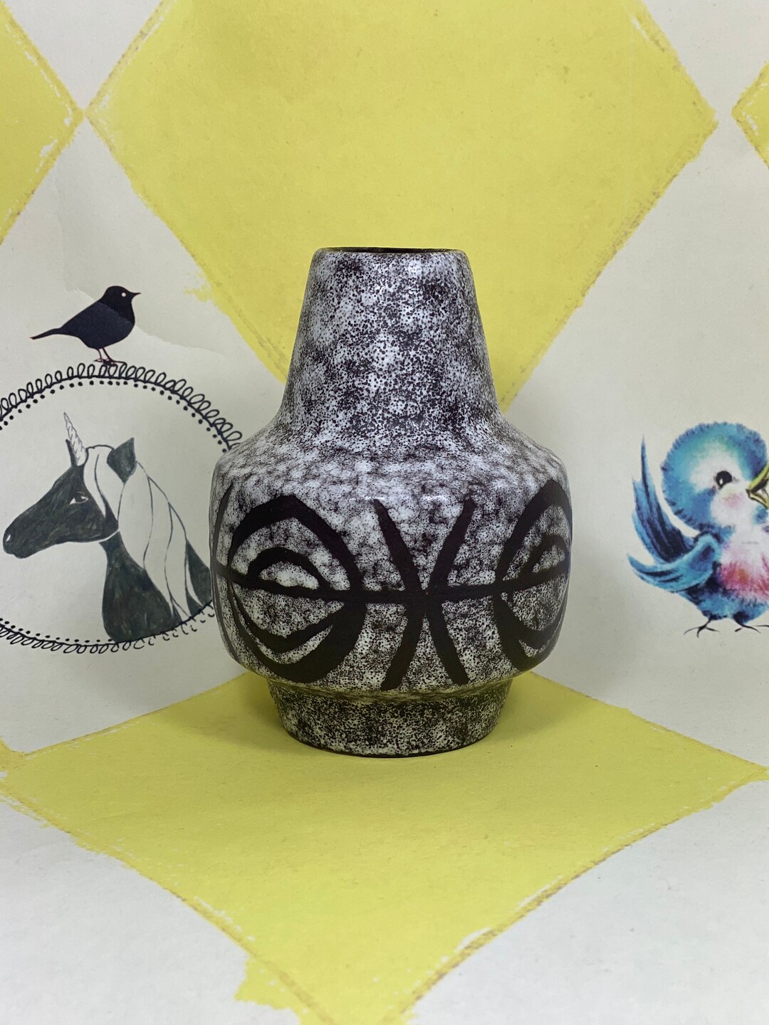 70s Ceramic Vase German Ceramics Handmade Pottery Vase - Etsy