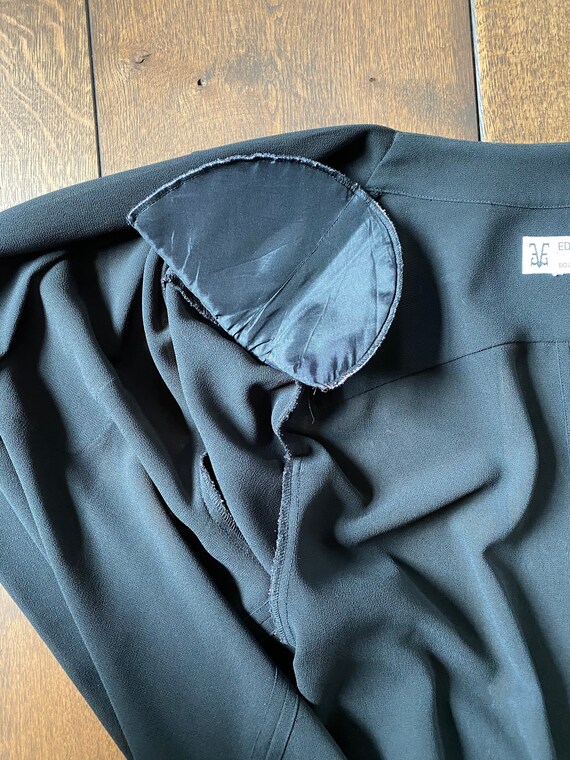 80s Designer Kimono by Edgar Vos| Kimono Style Black … - Gem