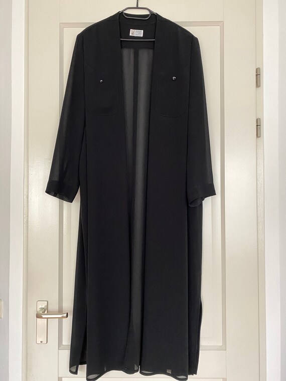 80s Designer Kimono by Edgar Vos| Kimono Style Black … - Gem