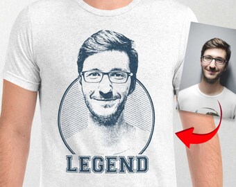 Custom face shirt | Etsy