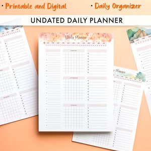 2025 Daily Planner Printable & Digital Productivity Planner Goal ...