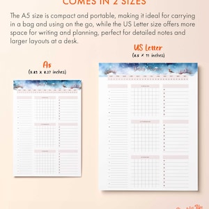 2025 Daily Planner Printable & Digital Productivity Planner Goal ...