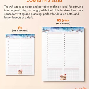 2025 Digital Calendar Printable Daily Planner To-do Lists Poodle Dog ...