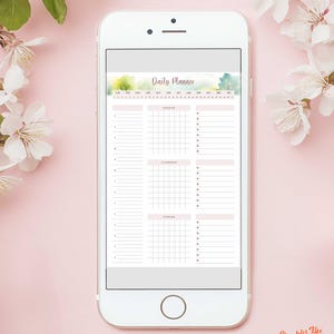 2025 Daily Planner Printable & Digital Productivity Planner Goal ...