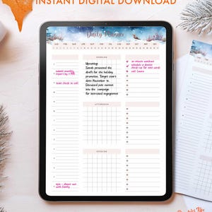 2025 Daily Planner Printable & Digital Productivity Planner Goal ...