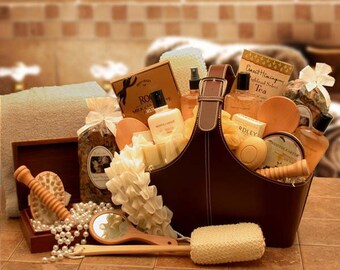 Spa Gift Basket - Etsy