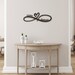 Personalized Metal Wall Art, Infinity Couples Monogram Metal Wall Art ...