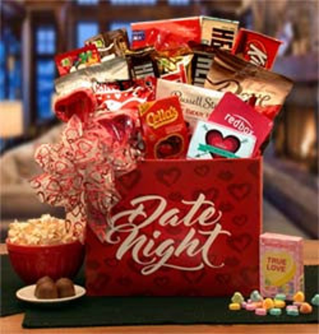 Valentine's Day Gift Box for Her Date Night Valentine Gift Box Couples ...