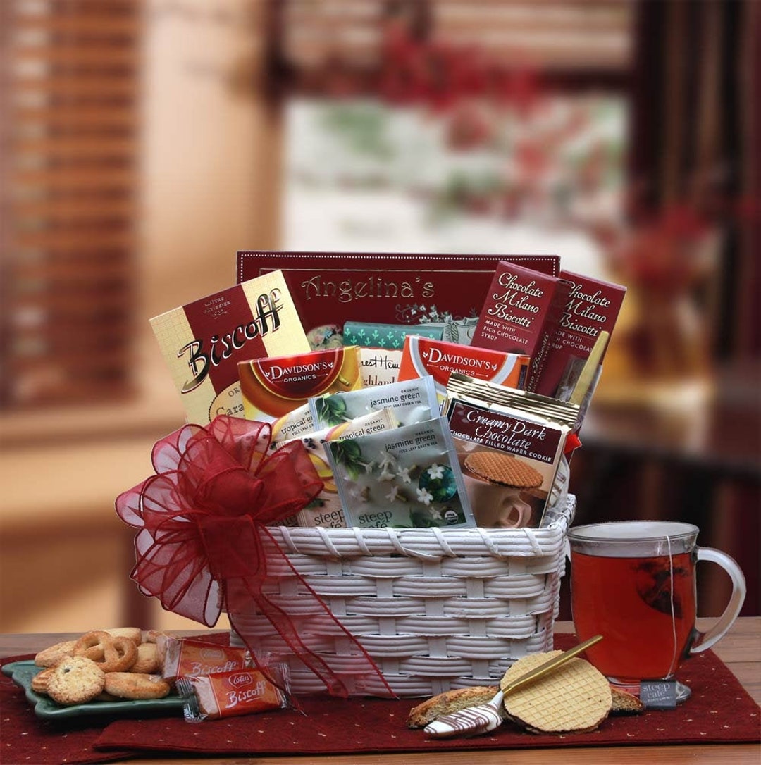 Gourmet Gift Baskets Tea Time Gift Basket Holiday Gift Baskets ...
