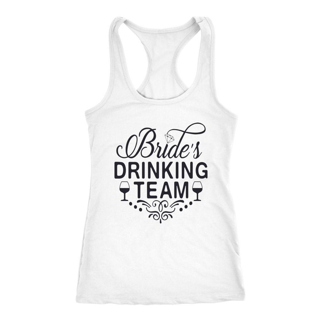 Brides Drinking Team Shirt Wedding Party Tank Top Bridesmaids Tank Top ...