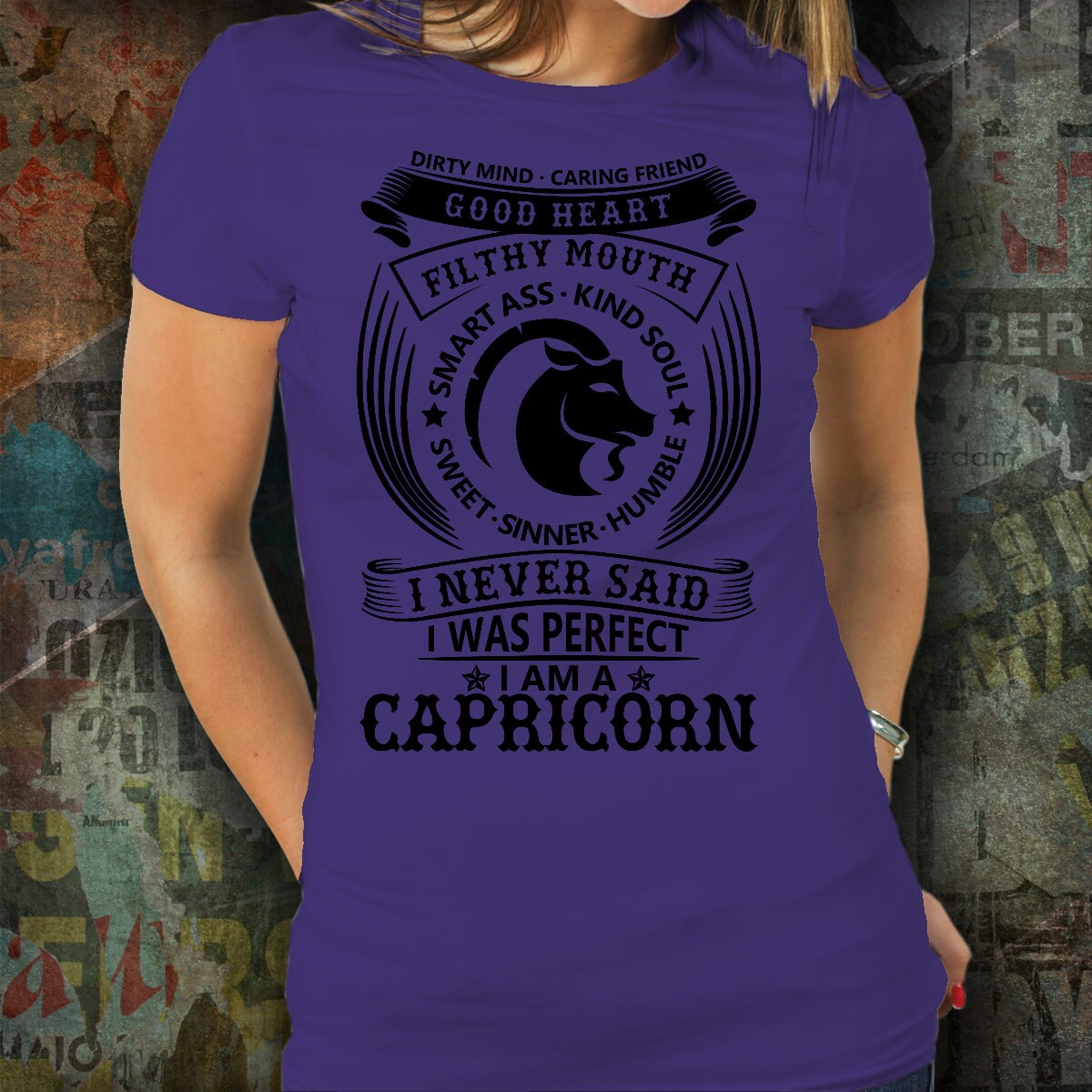 Funny Astrology T Shirt For Capricorns Funny Zodiac Sign T Shirt