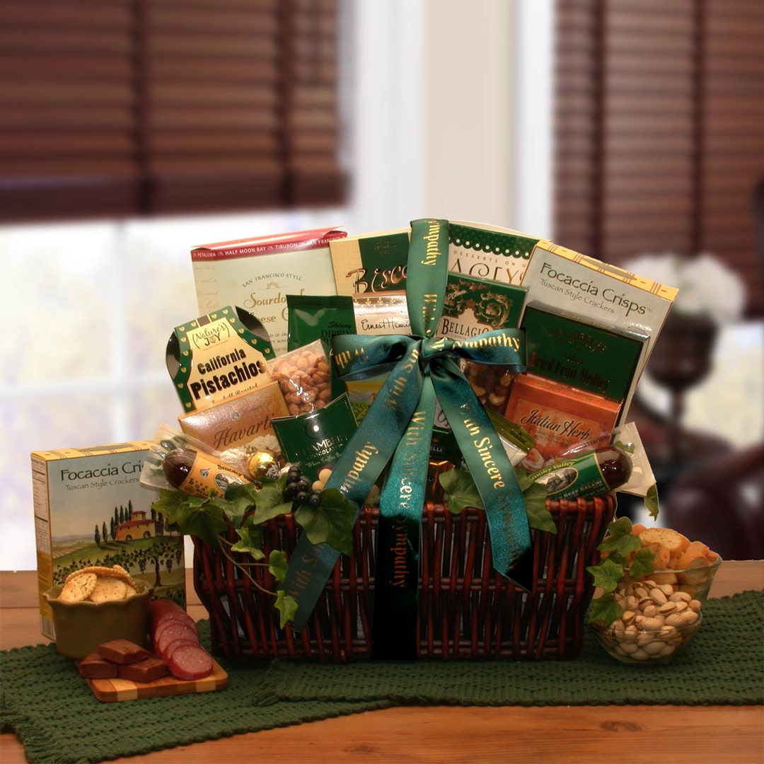 Sympathy Gift Baskets With Our Sincerest Sympathy Gift Basket ...