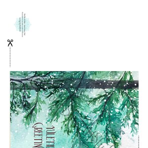 Yuletide DIGITAL Card Winter Solstice PRINTABLE Card Pagan Holiday Card ...