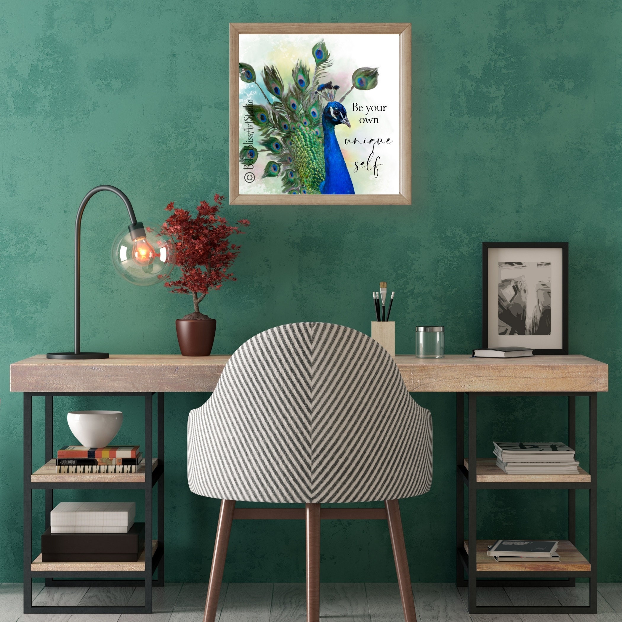 Self-help Printable Wall Art Be Your Own Unique Self. - Etsy