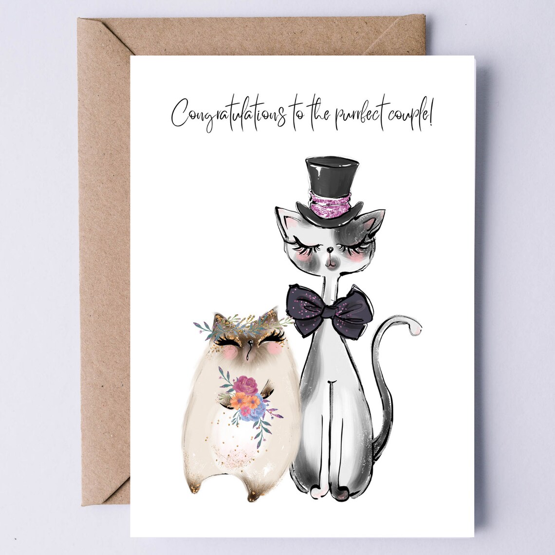 Wedding Card PRINTABLE Card Congratulations to the | Etsy