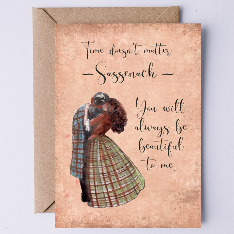 Outlander Card Printable Greeting Card for Her Time - Etsy