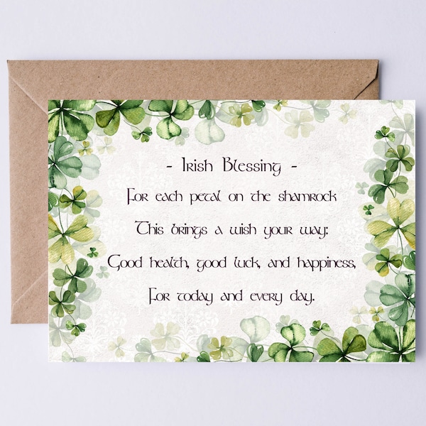 Irish Blessing - Etsy