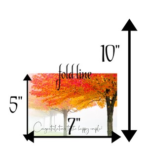Autumn Printable Wedding Card | Fall Wedding Card | Congratulations to ...