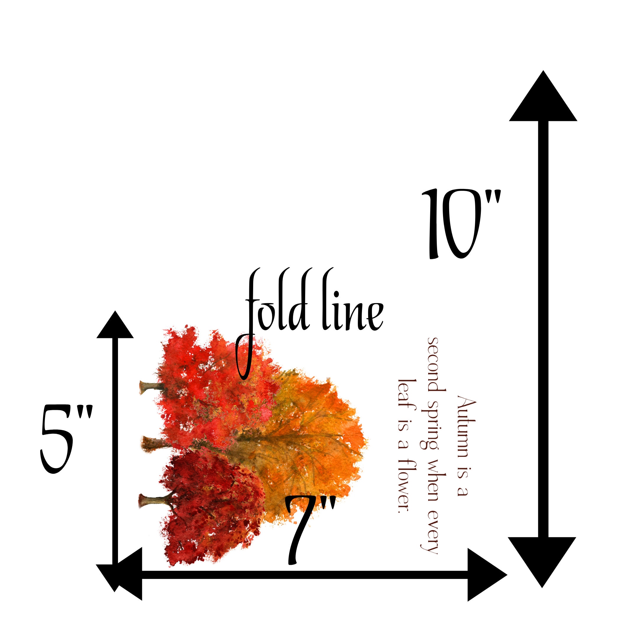 Albert Camus Quote Printable Fall Card: Autumn is a Second Spring When ...