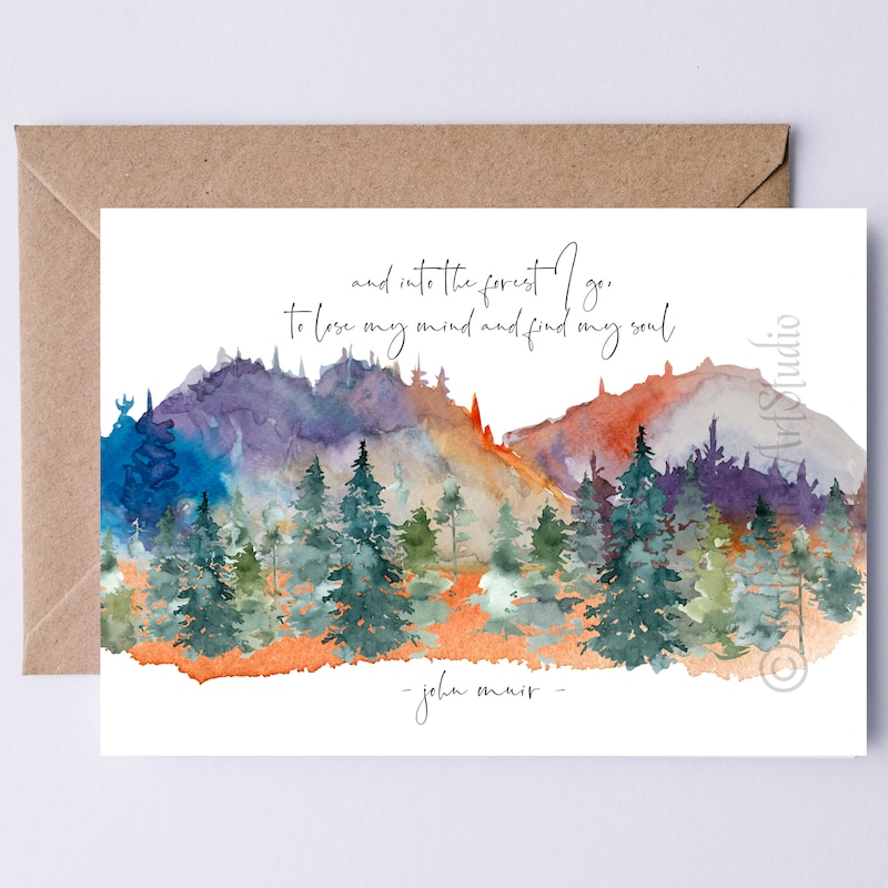 John Muir Quote Tree - Etsy