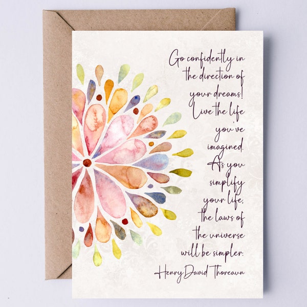 Direction Card - Etsy