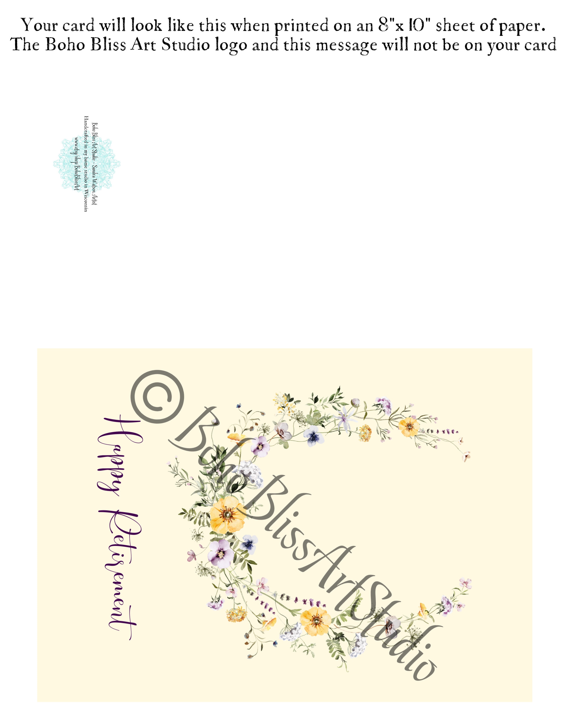 Retirement Digital Card Printable Retirement Card - Etsy