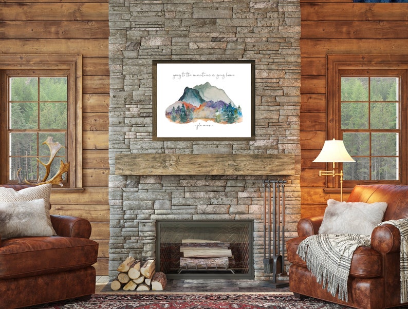 John Muir Quote Art Printable John Muir Quote Going to the - Etsy