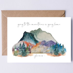 DIGITAL John Muir Quotes Card Bundle Printable Nature Art - Etsy