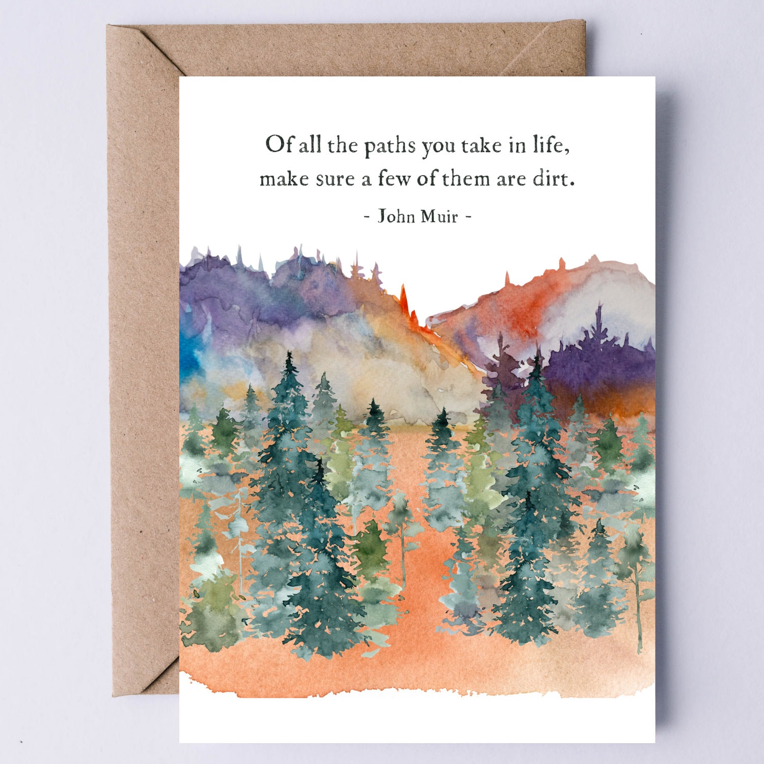 DIGITAL John Muir Quotes Card Bundle Printable Nature Art - Etsy