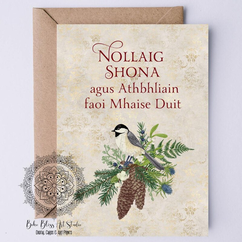 Christmas Cards Irish - Etsy Ireland