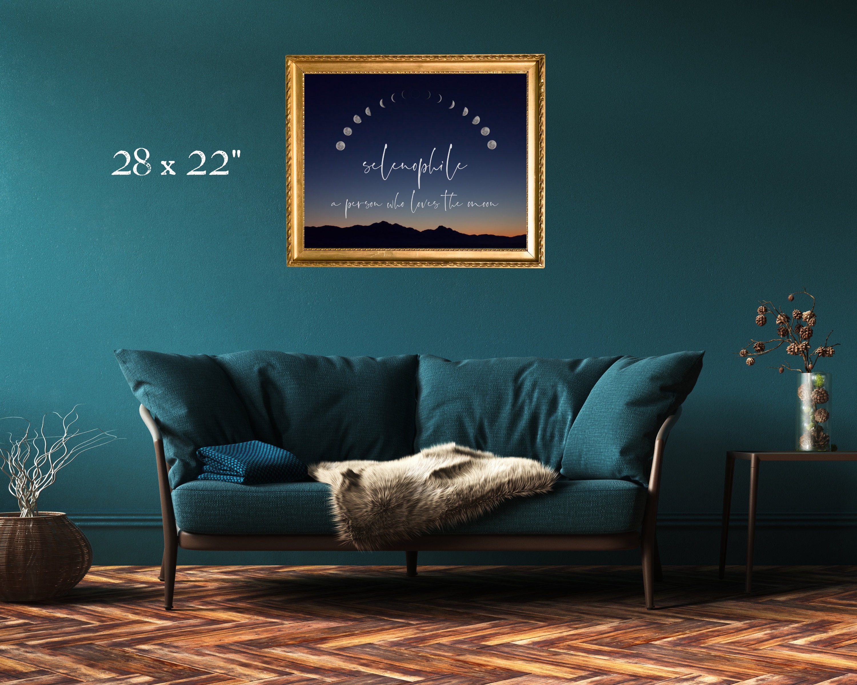 Selenophile Moon Lover Printable Wall Art A Person Who Loves - Etsy
