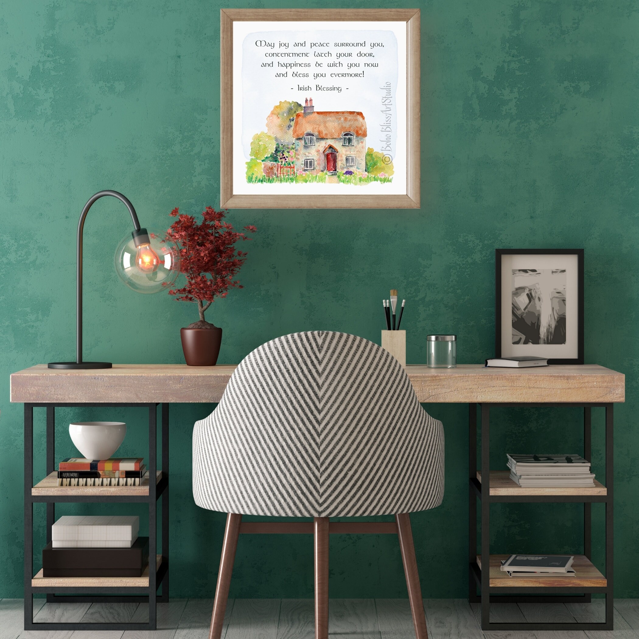 Irish Blessing May Joy & Peace Surround You Digital Art Ireland Wedding ...