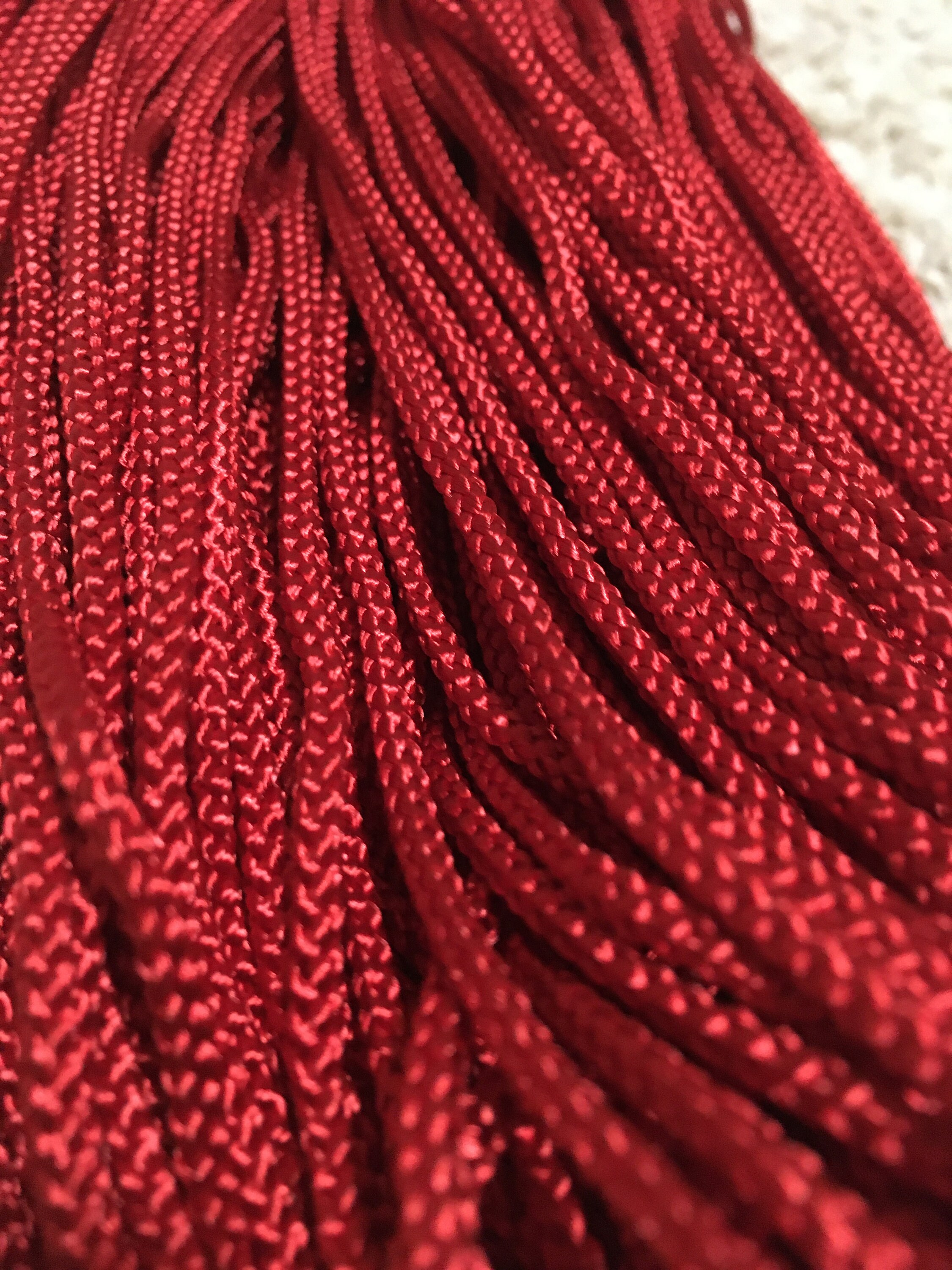 Japanese Traditional Strings "edouchi Himo" Rayon, Red, 488 Ft - Etsy