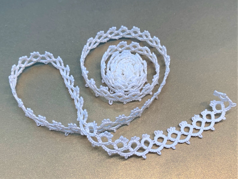 Cotton Tatted Lace Trim by the Yard - Etsy Hong Kong