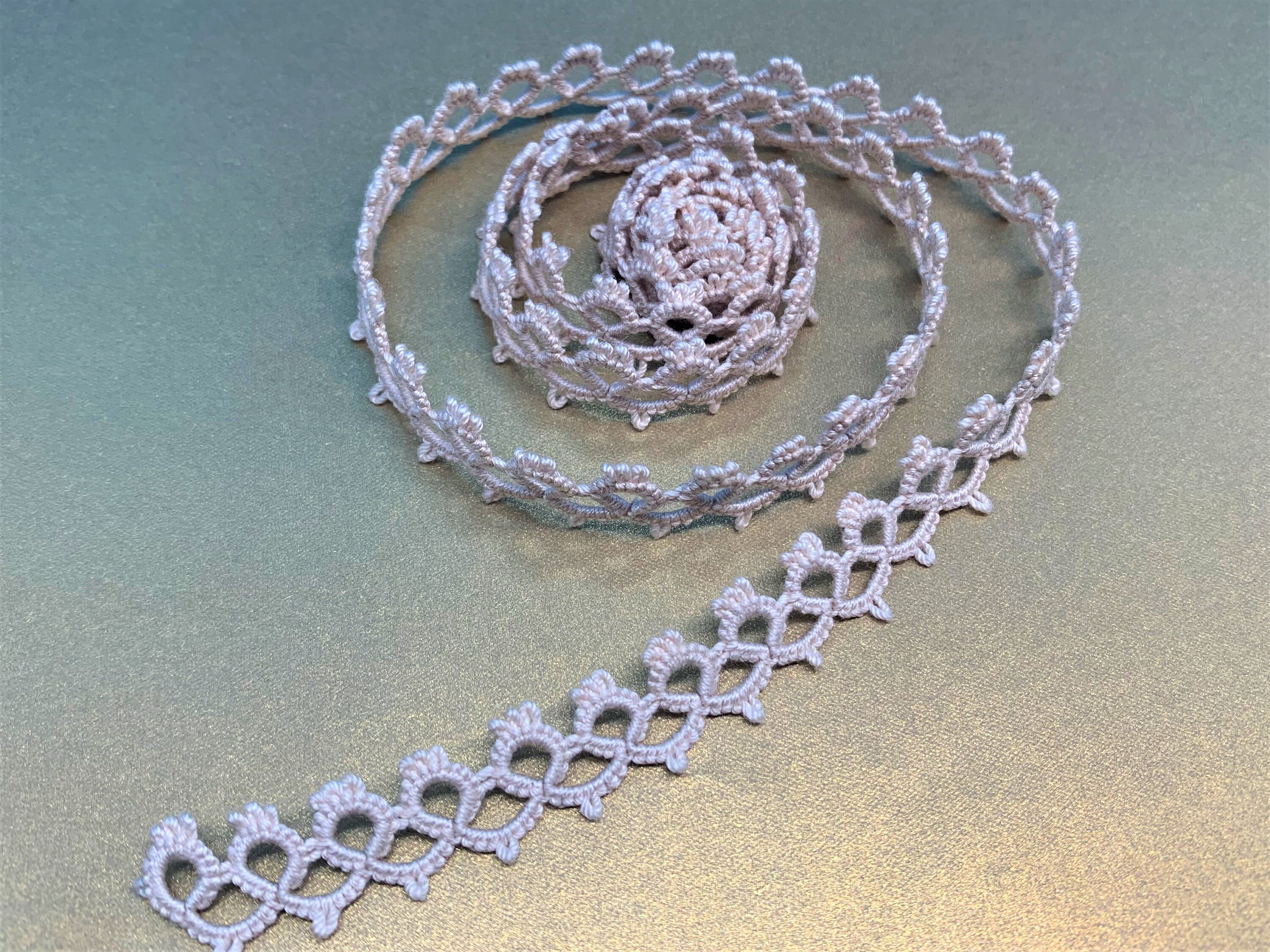 Cotton Tatted Lace Trim by the Yard - Etsy