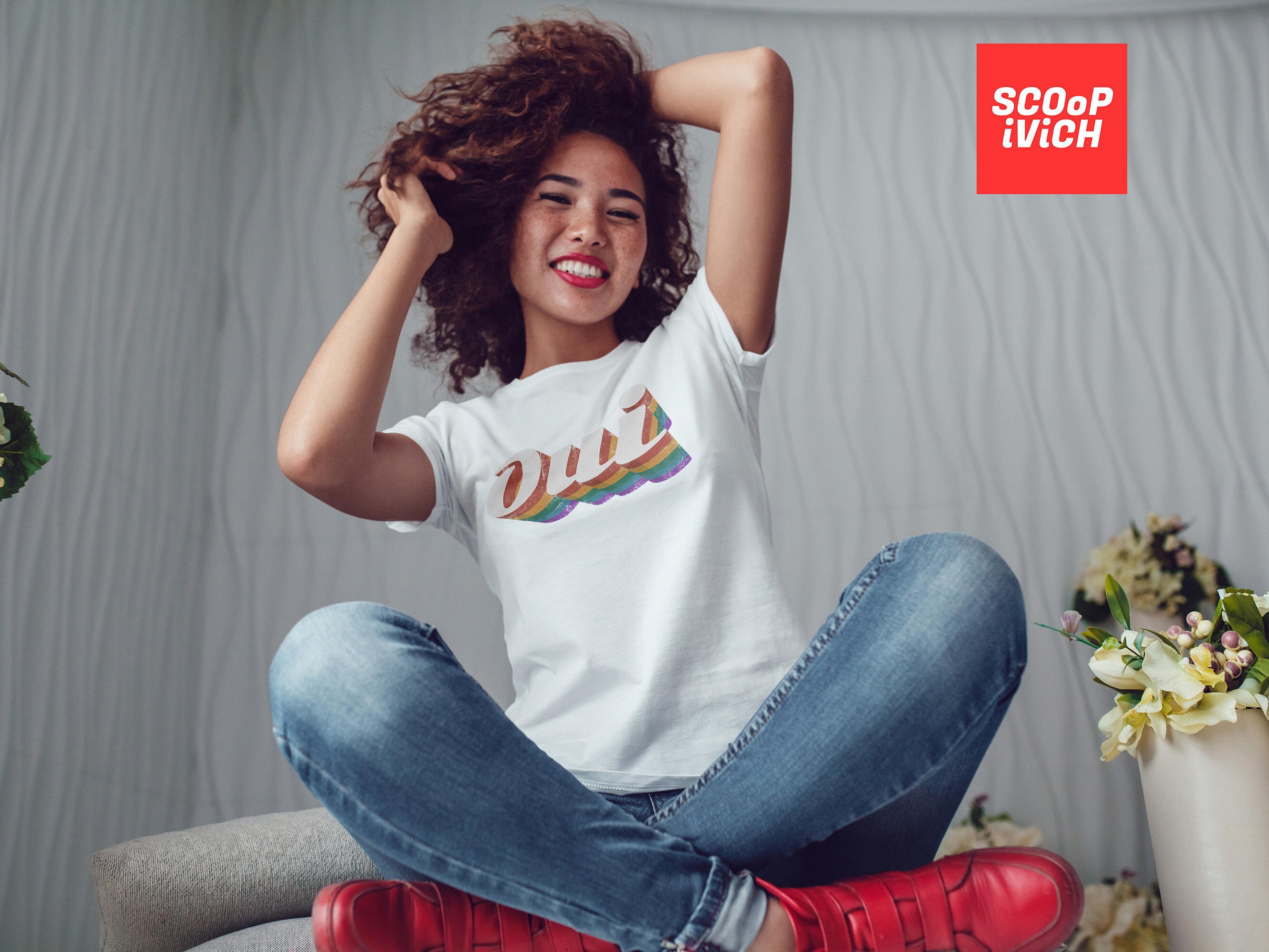 OUI 70's French Retro Vintage Women's Short Sleeve - Etsy