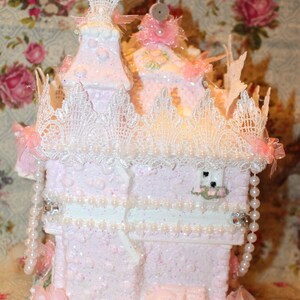 Shabby Pink Santa Victorian Santa Shabby Pink Candyland Christmas Pink ...
