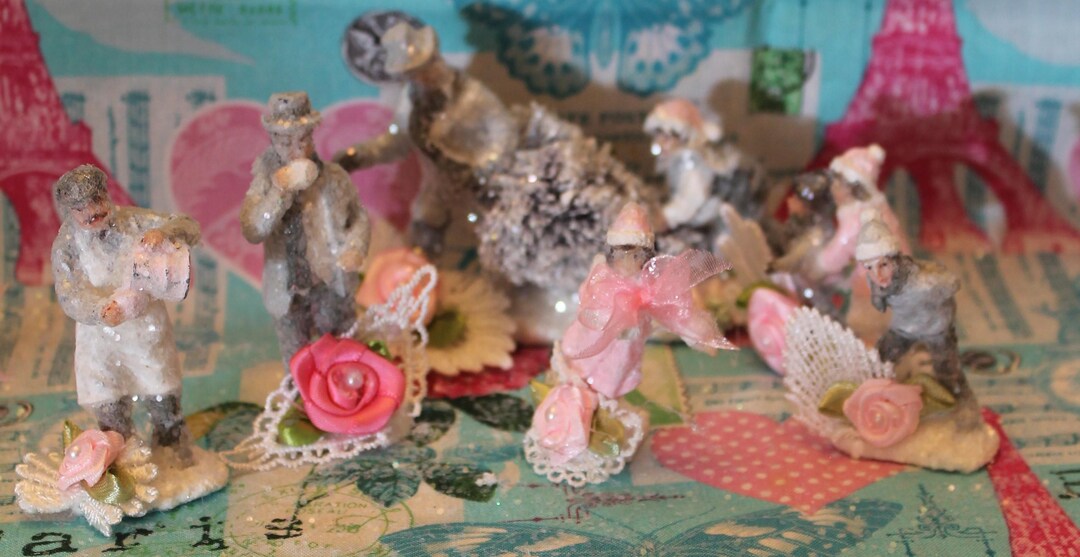 OOAK Candyland Christmas Shabby Christmas Victorian Christmas Pink ...