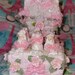 Shabby Chic Christmas Victorian Christmas Tic Tac Toe Game Cottage Pink ...