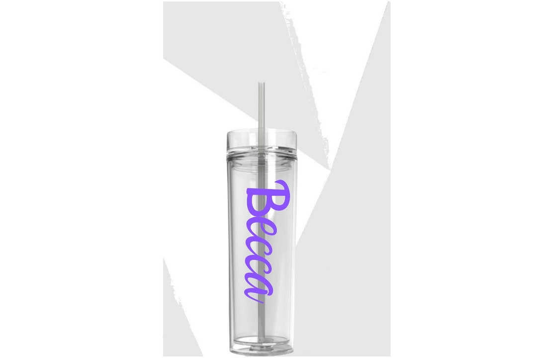 Custom Cups With Straw, Custom Tumbler With Straw, Personalized Tumbler ...