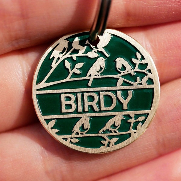 Pet Bird Name Tags - Etsy