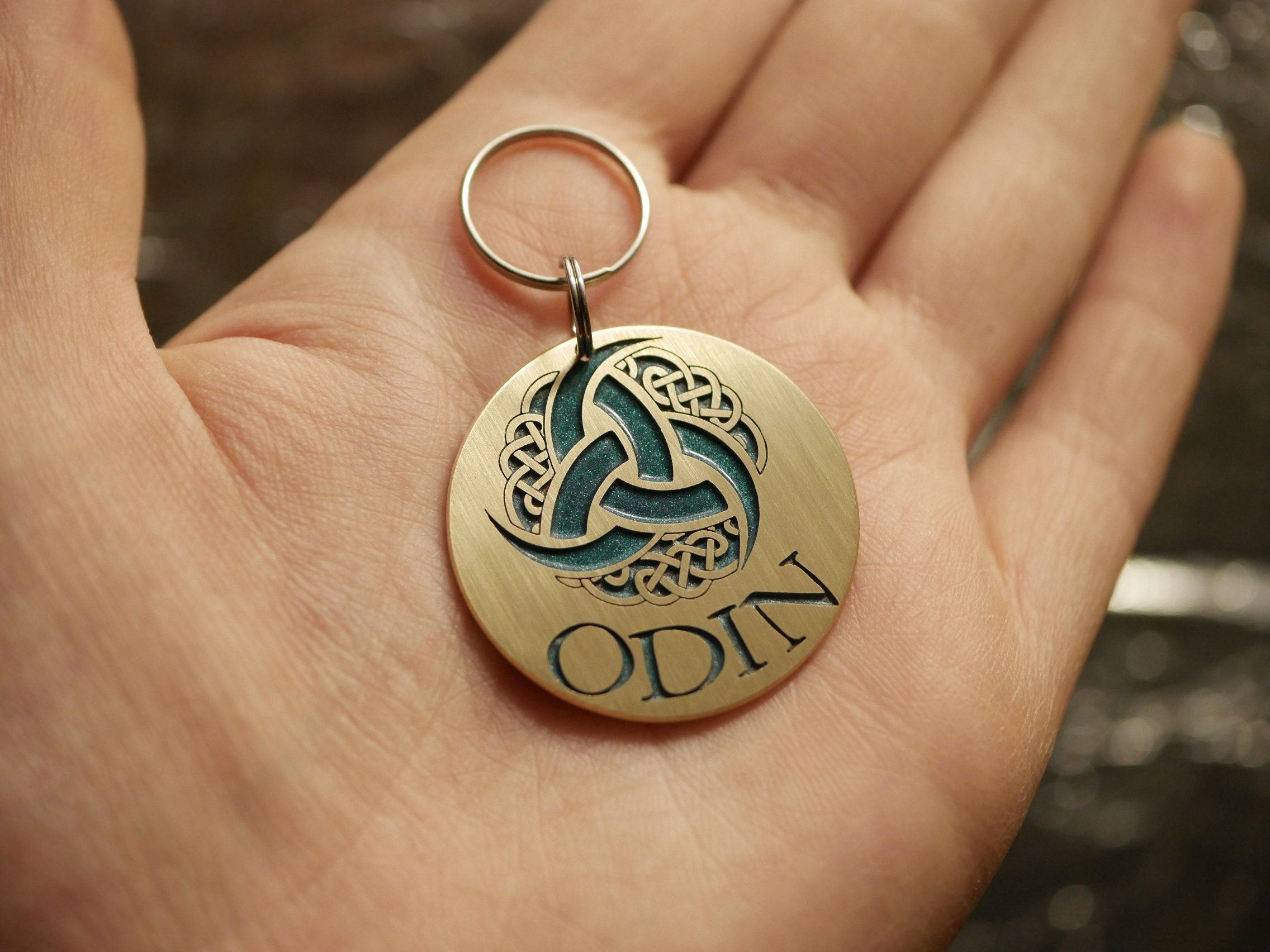 Odin Dog Tag Viking Dog Tag for Dog Personalized Custom Name - Etsy