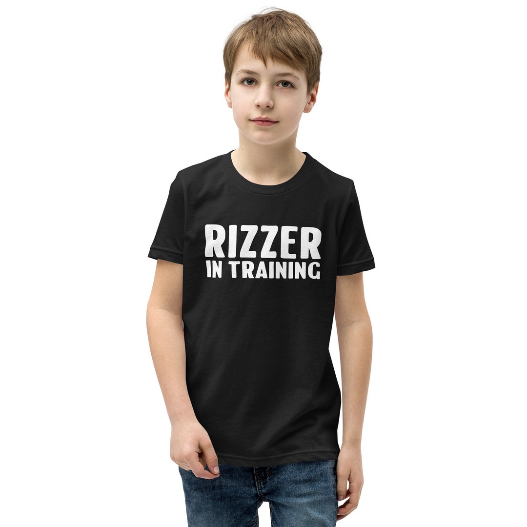 Funny Rizzer in Training Youth Short Sleeve T-shirt - Etsy