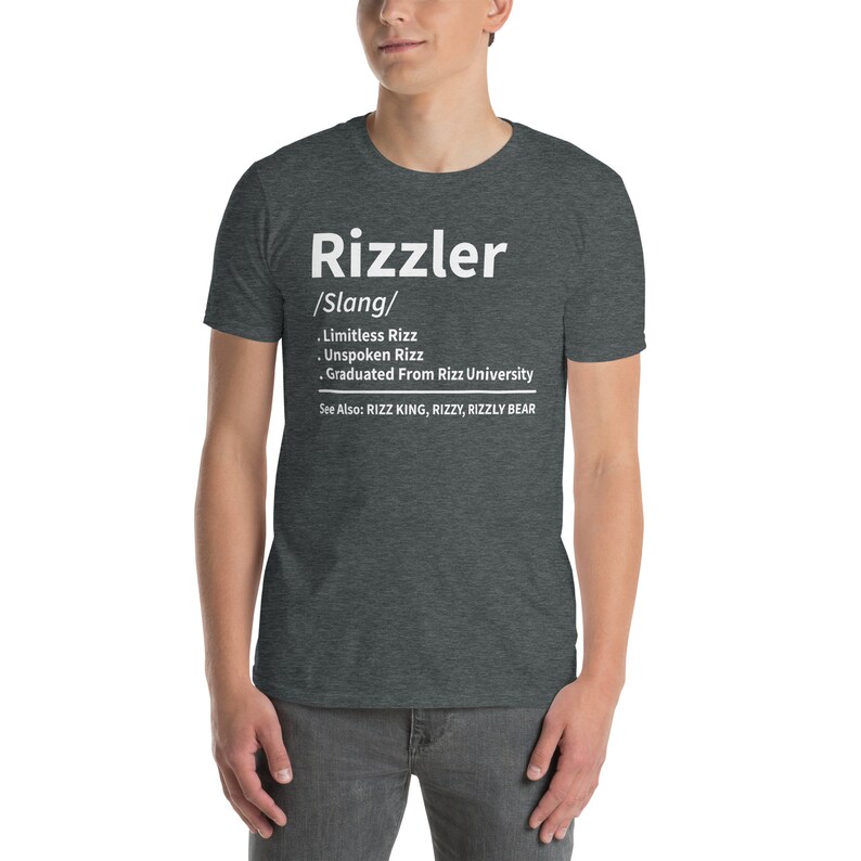 Rizzler Definition Funny Meme Quote Gen Z Rizz up Unisex T-shirt - Etsy