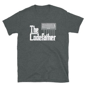 Funny Programmer Dad Gift the Codefather Vintage Coder Unisex T-shirt - Etsy