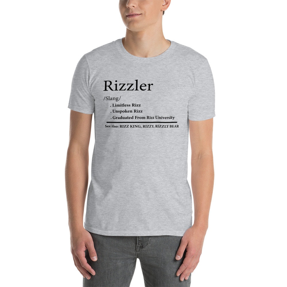 W Rizz the Rizzler Definition Funny Meme Quote T-shirt - W Rizz the ...