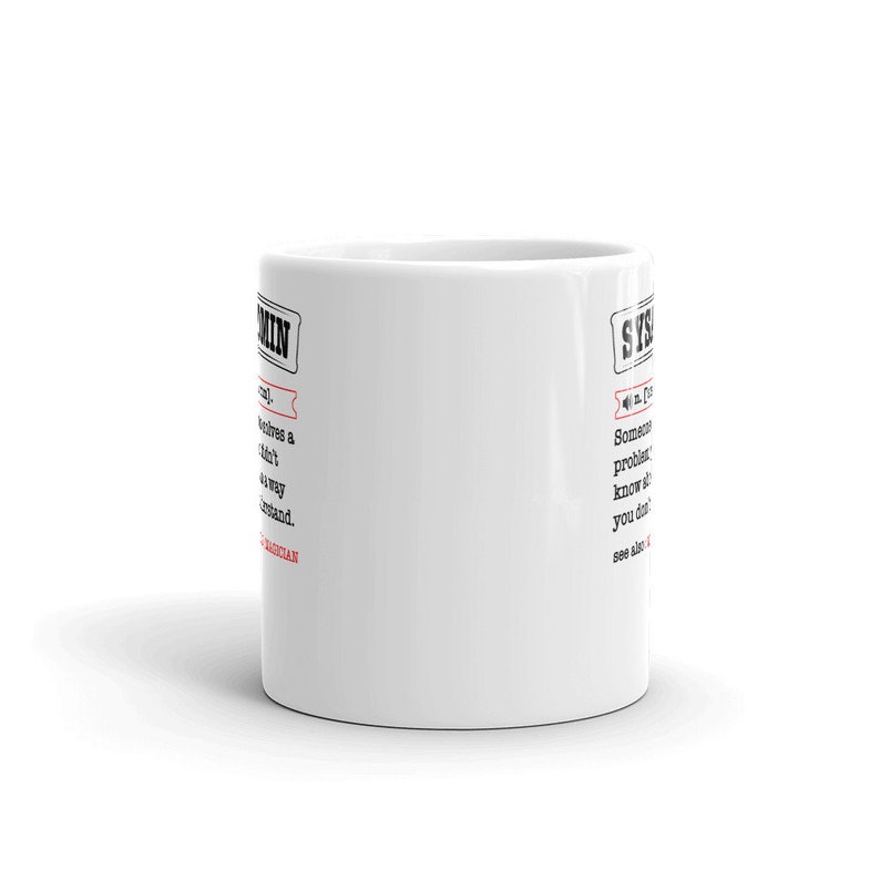 System Administrator Mug Funny Sysadmin Network Admin Gift - Etsy