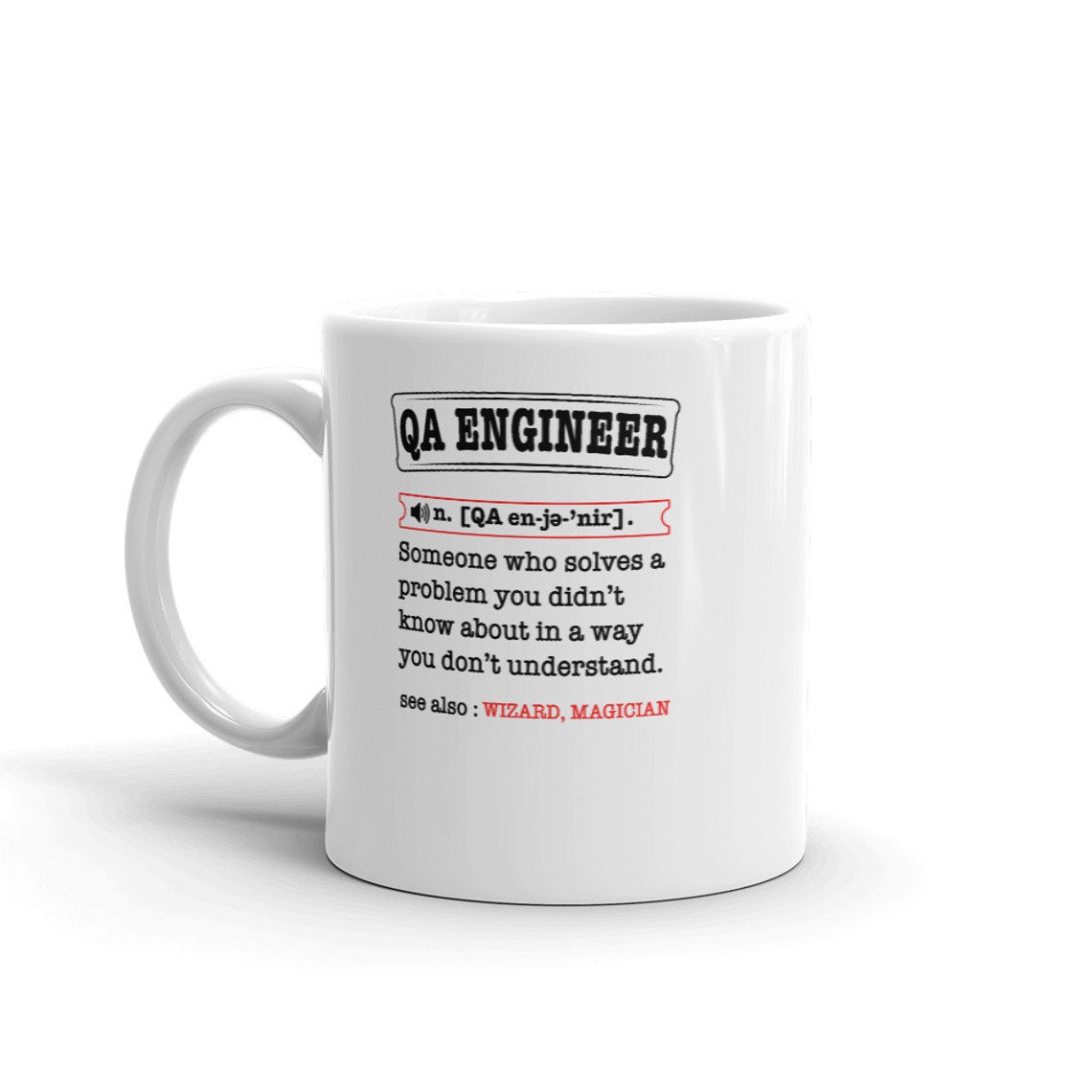 Qa Engineer Definition Tester Mug Funny Qa Testing Engineer - Etsy Sweden