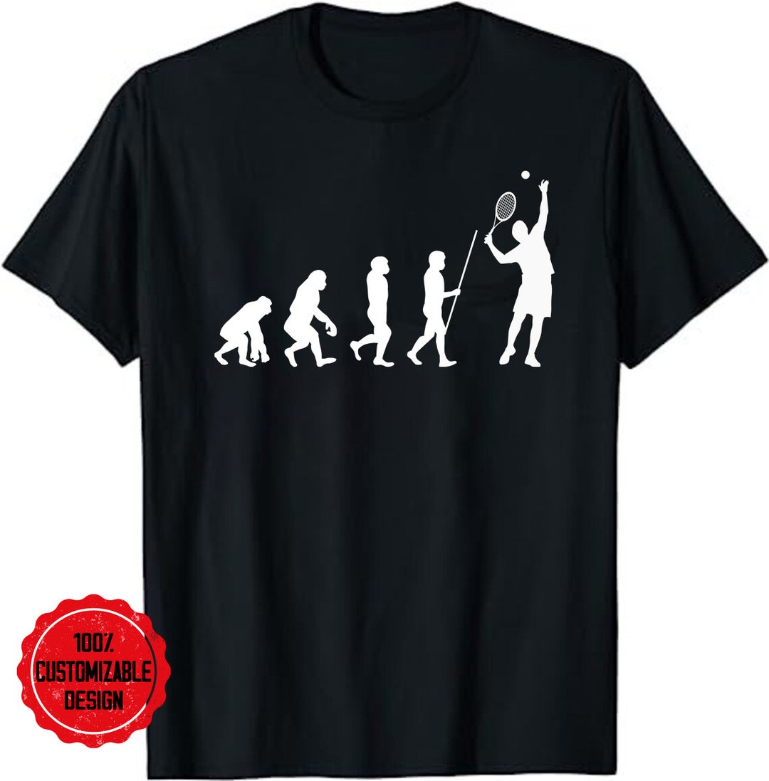 Evolution Tennis Player T-shirt, Tennis Player T-shirt, Funny Tennis ...